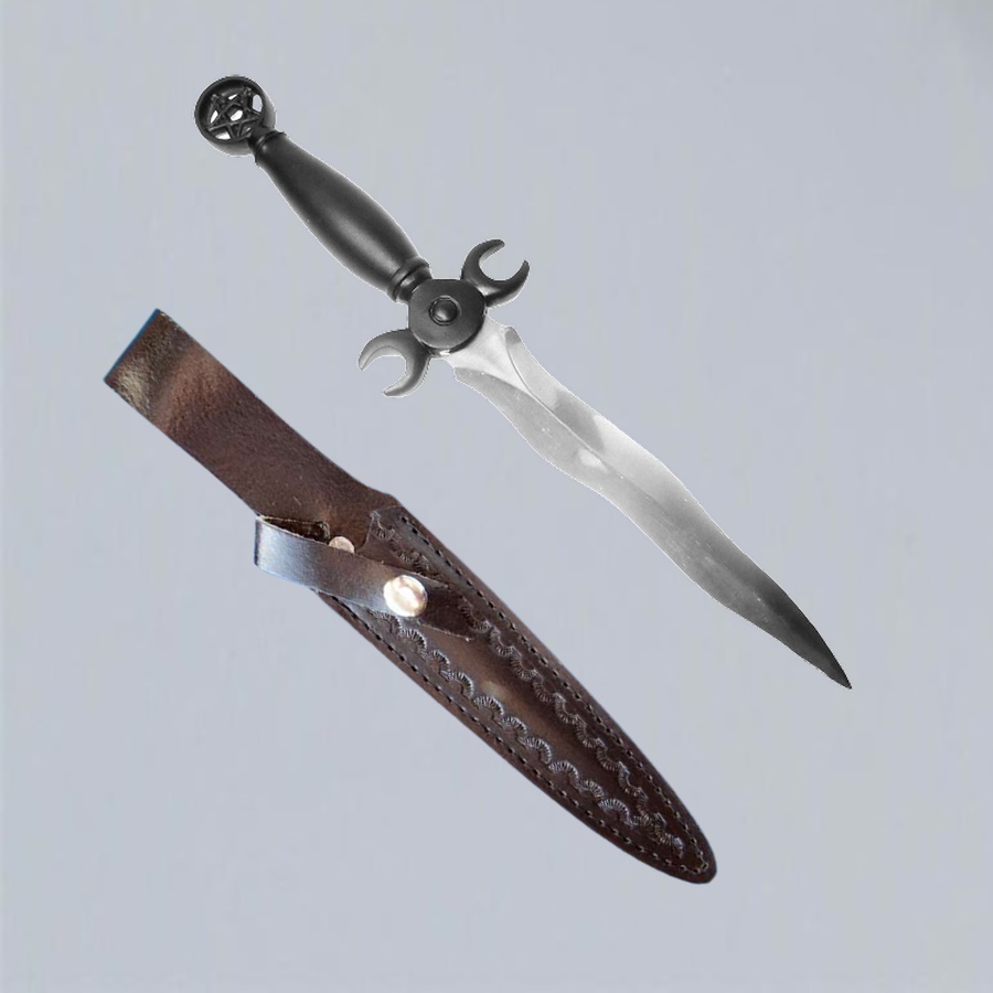 Wicca Poignard Rituel De Sorci res Athame Poignard Pentagramme Couteau Wicca Poignard Rituel De Sorci res Athame Poignard Pentagramme Couteau